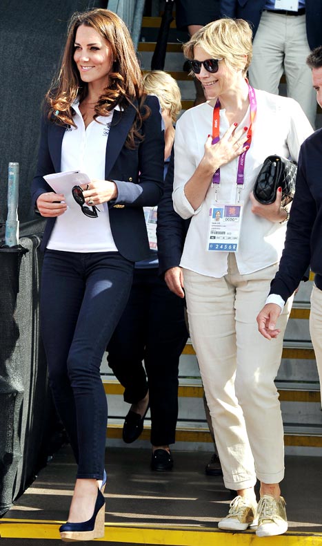 William, Kate Wear Matching Outfits to Support Zara Phillips