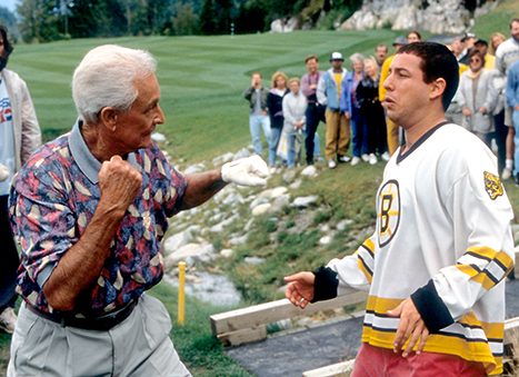 Adam Sandler, Bob Barker Fight, Recreate Happy Gilmore Scene: Videos