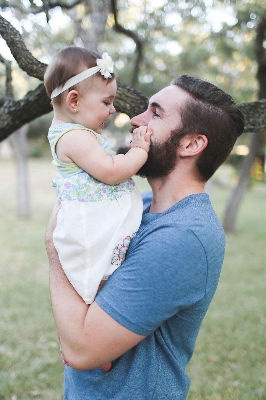 Baby Can’t Recognize Her Dad Without His Beard