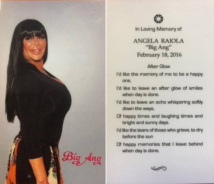 Big Ang’s Estranged Husband, 'Mob Wives' Costars Attend Visitation