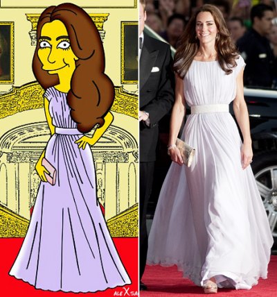 Kate Middleton Gets Immortalized Simpsons-Style: Amazing Pictures