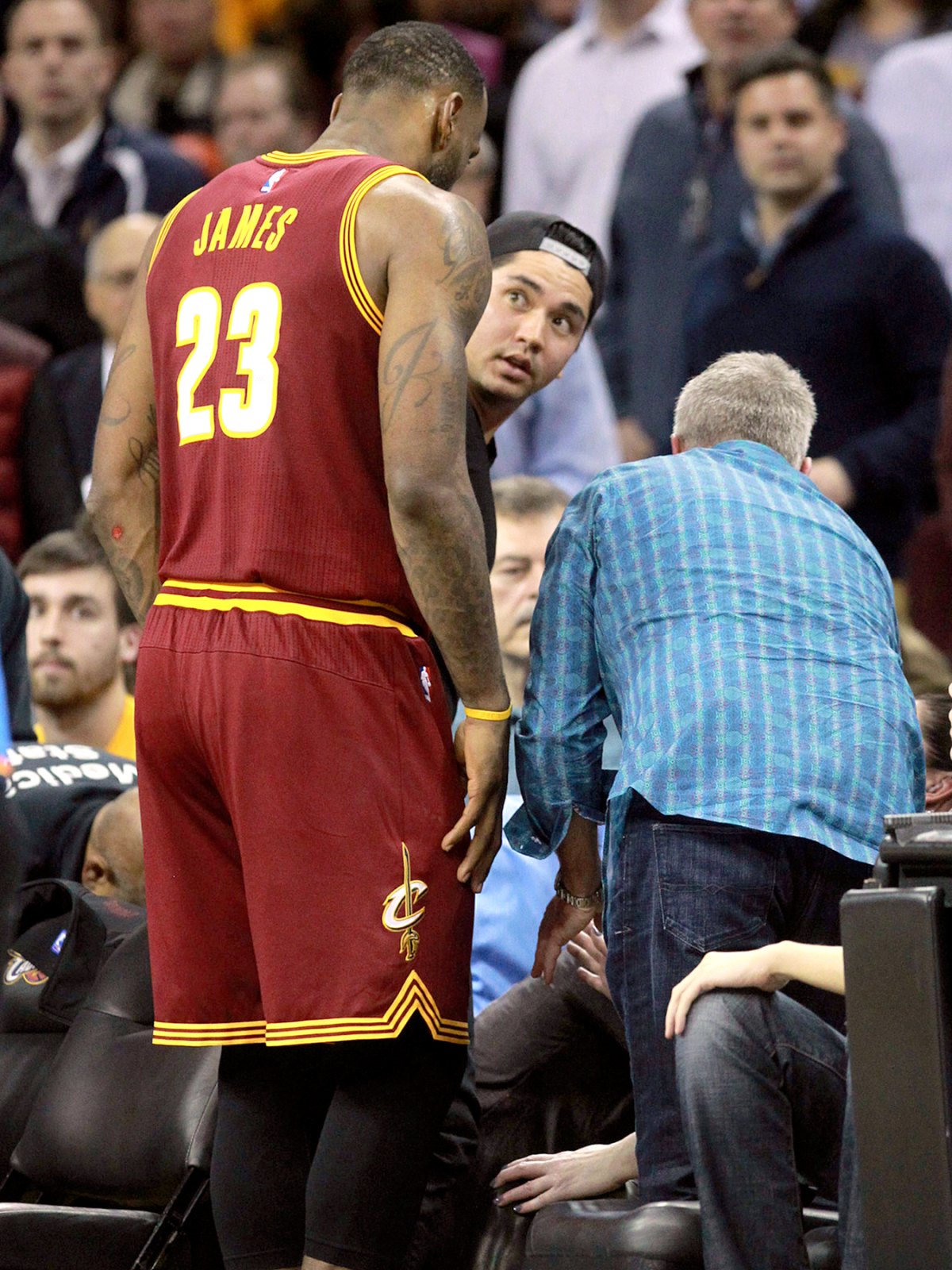 LeBron James Crashes Into Jason Day's Wife at Cavaliers Game: Details