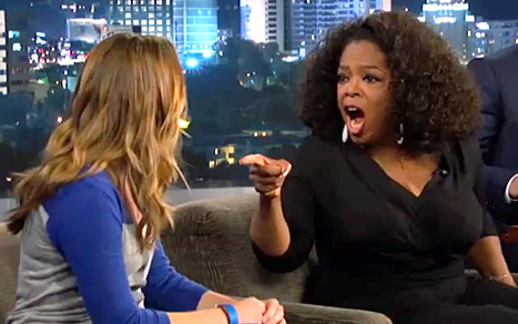 Oprah Winfrey Gives Away Car on Jimmy Kimmel Live