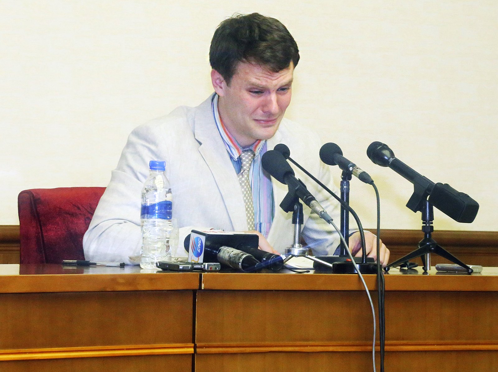 North Korea Releases Footage of Captive Otto Warmbier's 'Crime Against ...