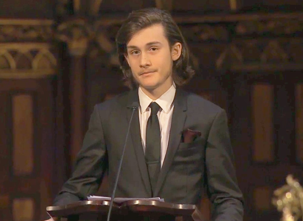 Celine Dion’s Son Rene-Charles Speaks at His Dad Rene Angelil's Funeral ...