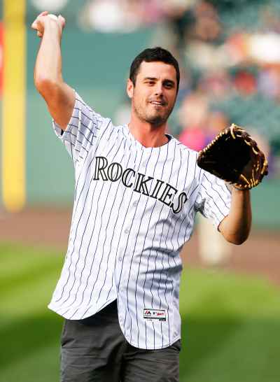 Bachelor Ben Higgins Throws First Pitch at Rockies Game | Us Weekly