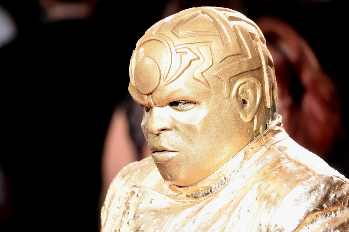 CeeLo Green Arrives at Grammys 2017 in Bizarre Gold Ensemble | Us Weekly