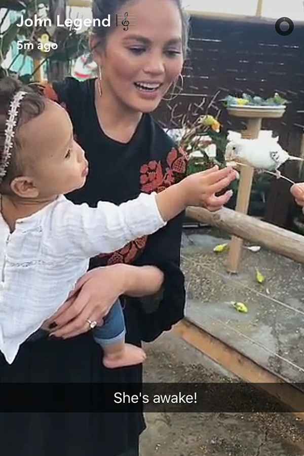 Chrissy Teigen, John Legend Take Luna to the Aquarium | Us Weekly