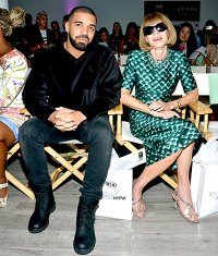 Drake Makes Anna Wintour Laugh at NYFW, Achieves the Impossible: Photo ...