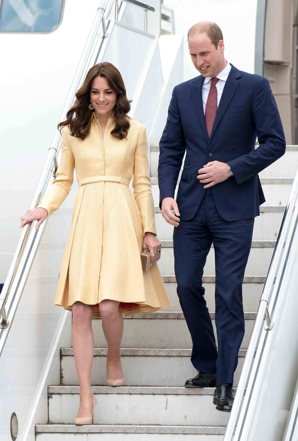Kate Middleton Pairs Embroidered Cape With Locally Made Skirt | Us Weekly