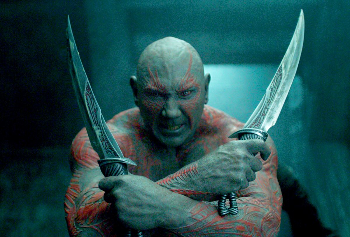Guardians of the Galaxy's Dave Bautista Has a Soft Spot for Dogs | Us ...