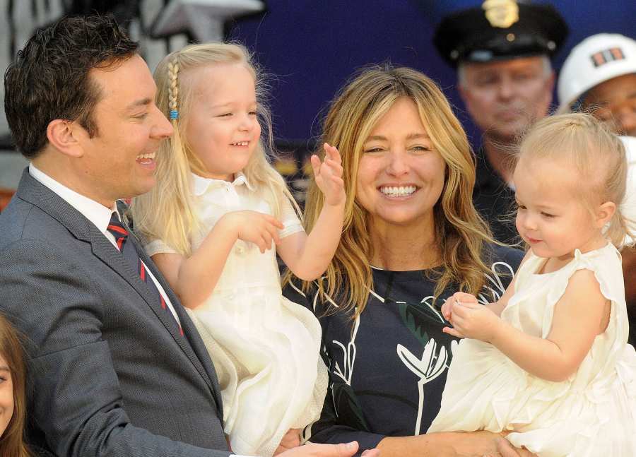 Jimmy Fallon Brings Cute Daughters to Ride Opening | Us Weekly