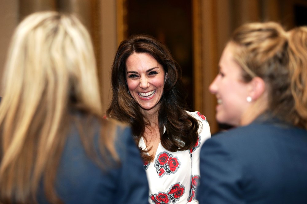 Duchess Kate Wears a Poppy-Printed Gown: Pics | Us Weekly
