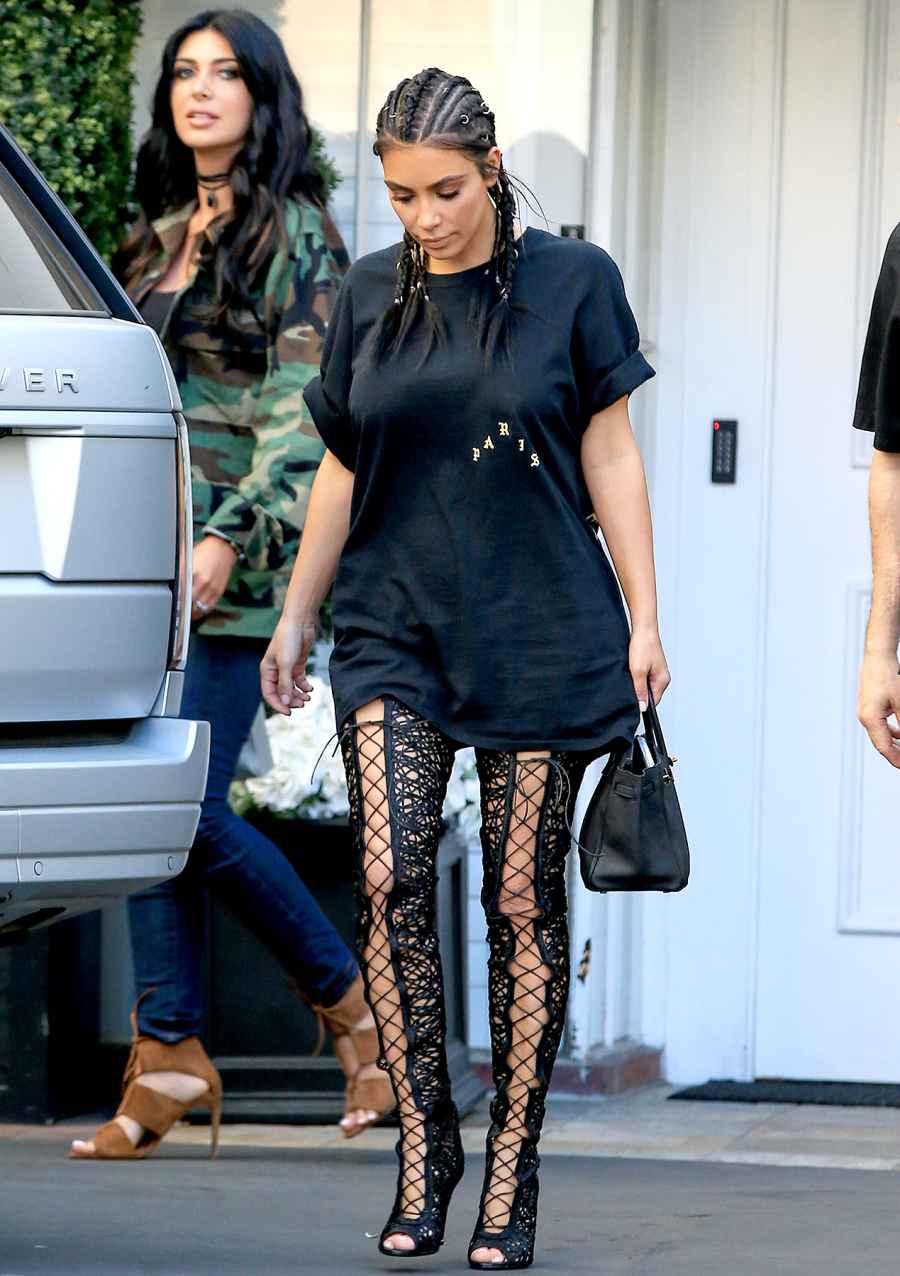 Kim Kardashian Wore Cornrows: See Her Hair Makeover | Us Weekly