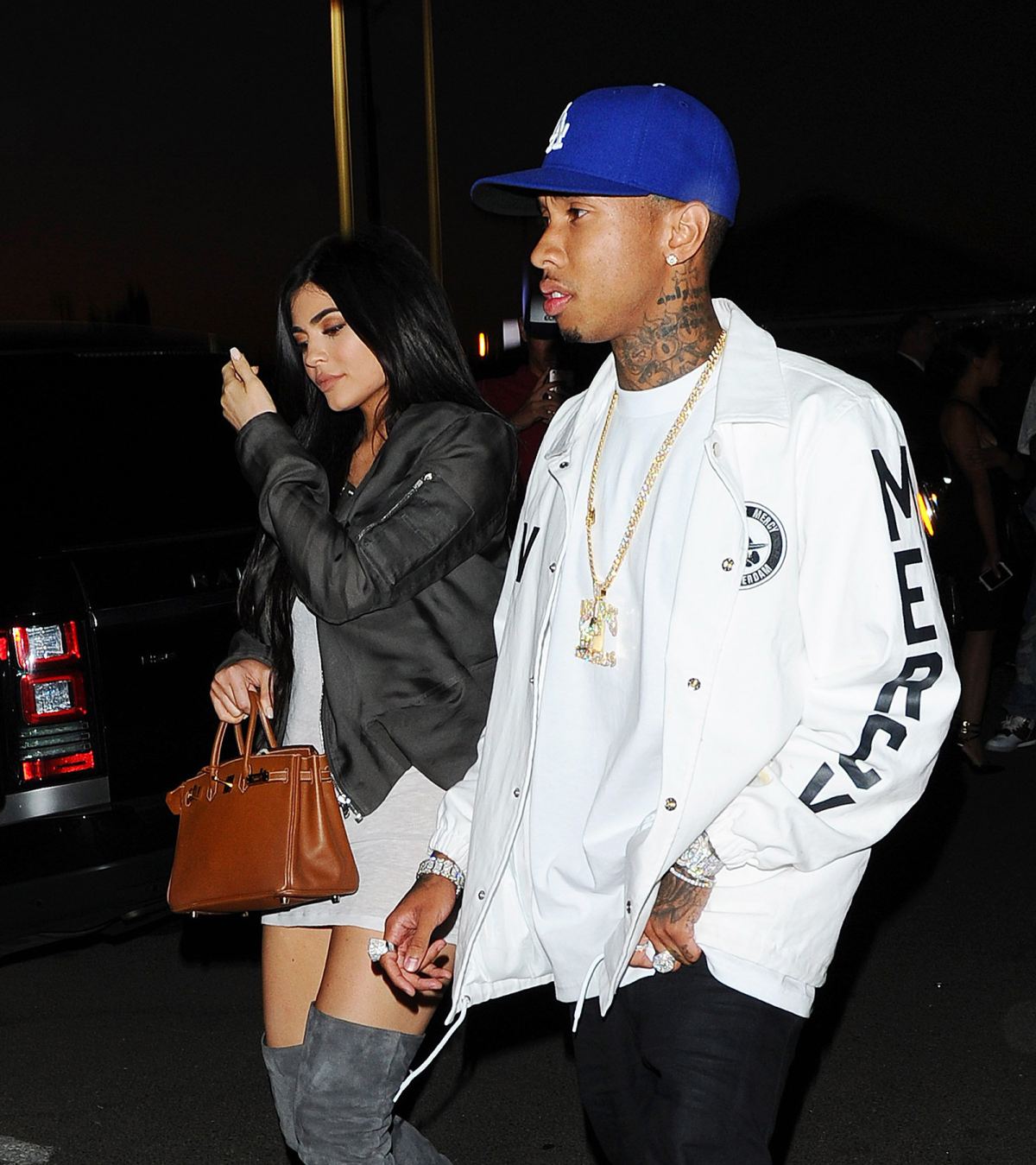 Kylie Jenner, Tyga Hold Hands at Kanye West's 'Famous' Video | Us Weekly