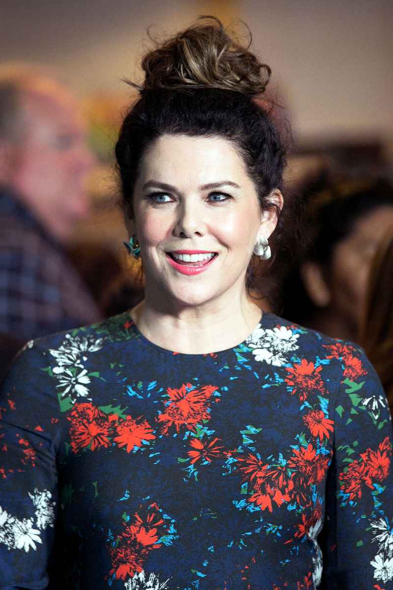 Lauren Graham Swaps Her Loose Waves for Topknot Hairstyle | Us Weekly