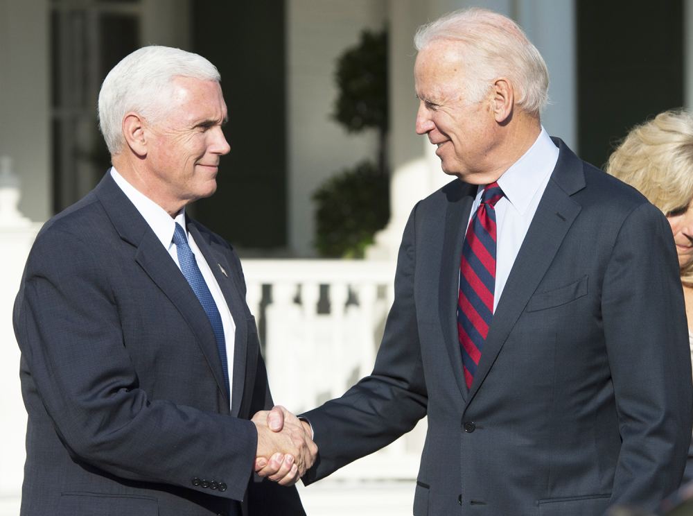 Joe Biden Hosts Mike Pence for Lunch, Vows to Be Available 24/7 | Us Weekly