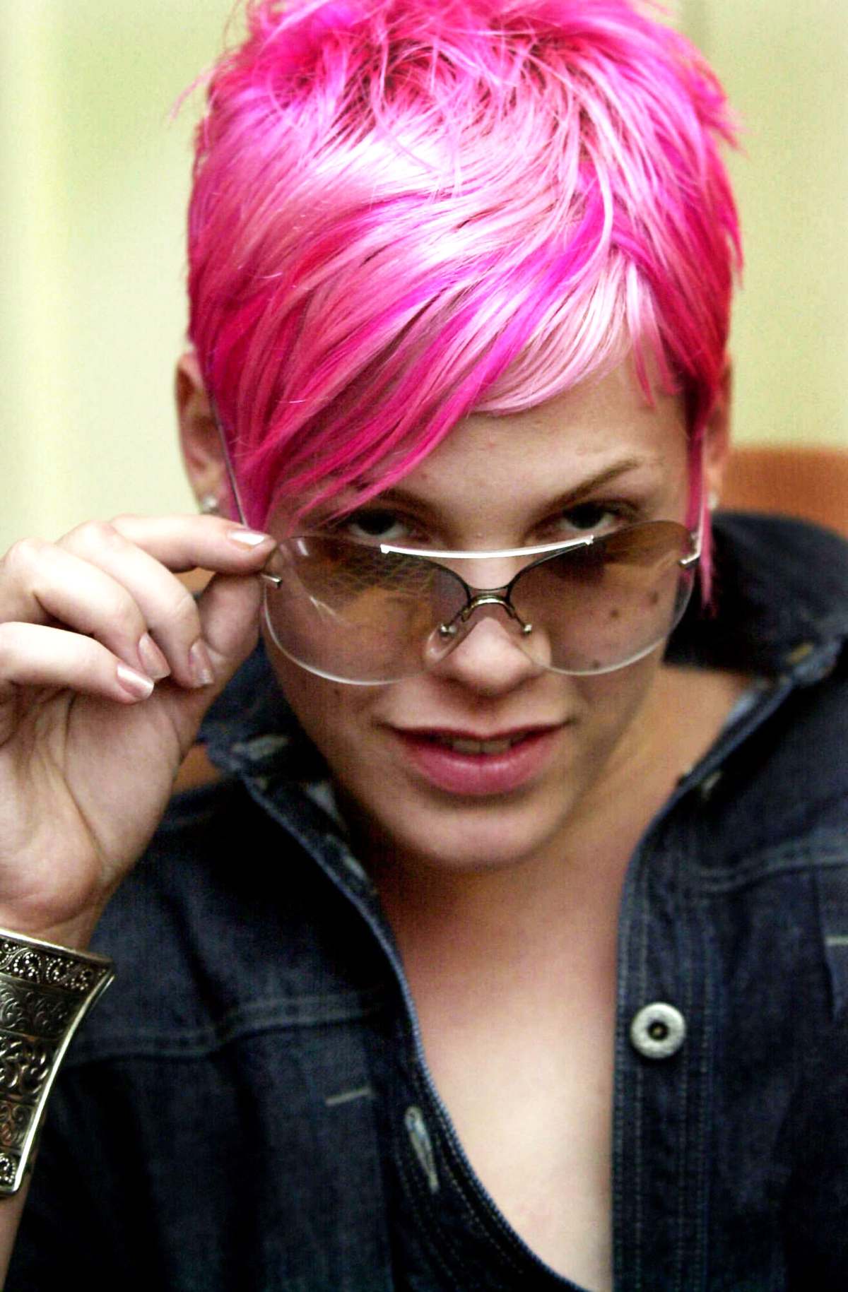Pink Dyed Her Hair Pink Again: Makeover Pics | Us Weekly