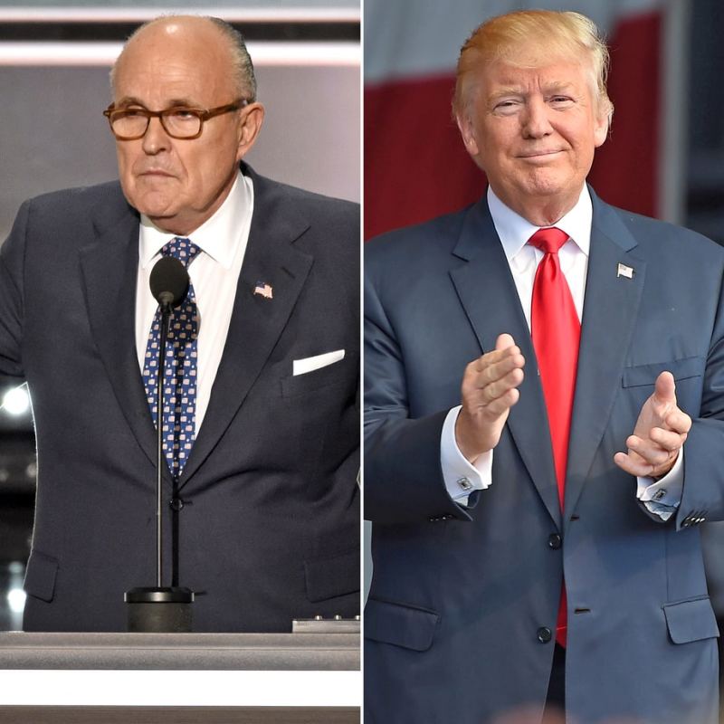 Rudy Giuliani Struggles to Defend Donald Trump on Live TV | Us Weekly