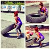 Snooki Unveils Flat Stomach and Tiny Waist, Flexes Arm Muscles | Us Weekly