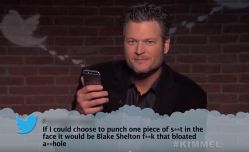 Blake Shelton, Megan Trainor Read Mean Tweets on 'Jimmy Kimmel Live ...